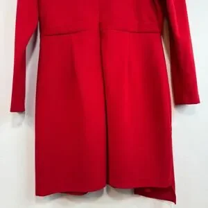 Hutch | Dresses | Hutch Anthropologie Red Faux Wrap Ruffle Dress Xl ...